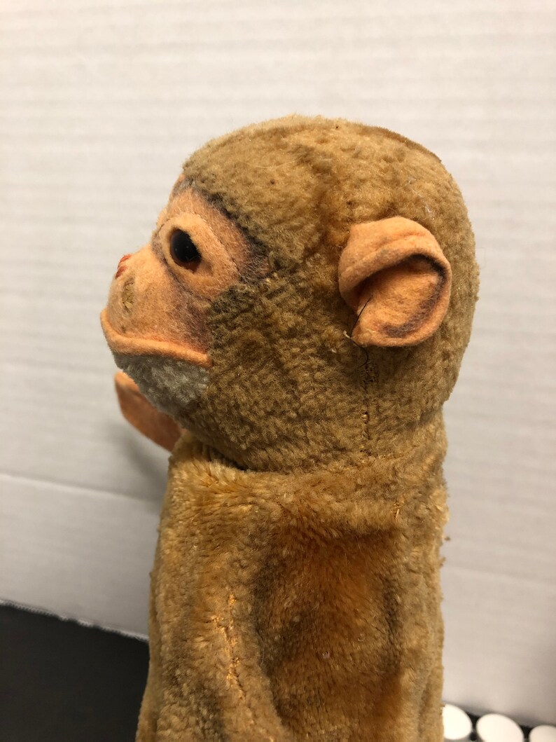 Vintage Antique Monkey Puppet Hand Puppet Doll | Etsy