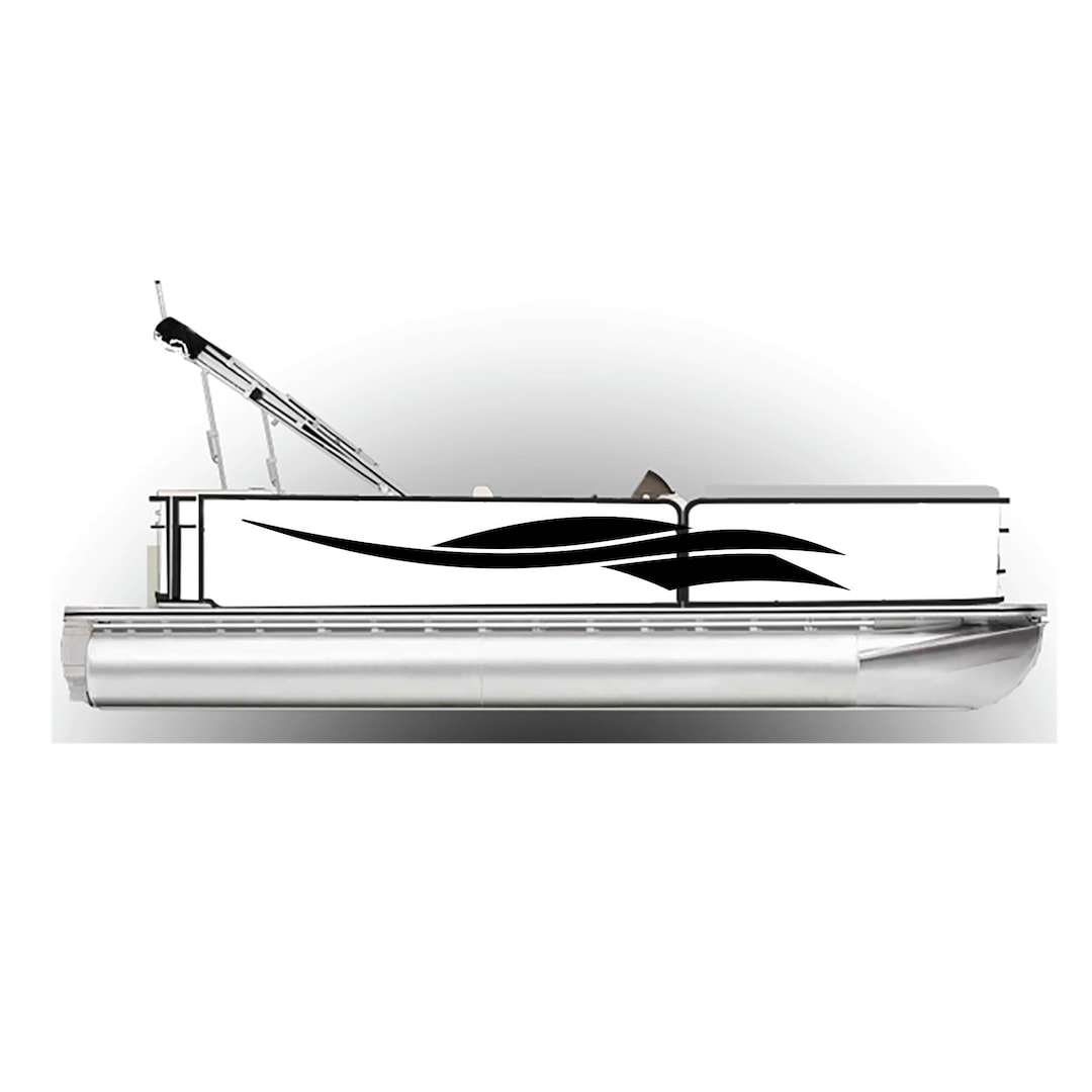 Vinyl Graphics Pontoon Graphics Boat Graphics - Many Color Options ...