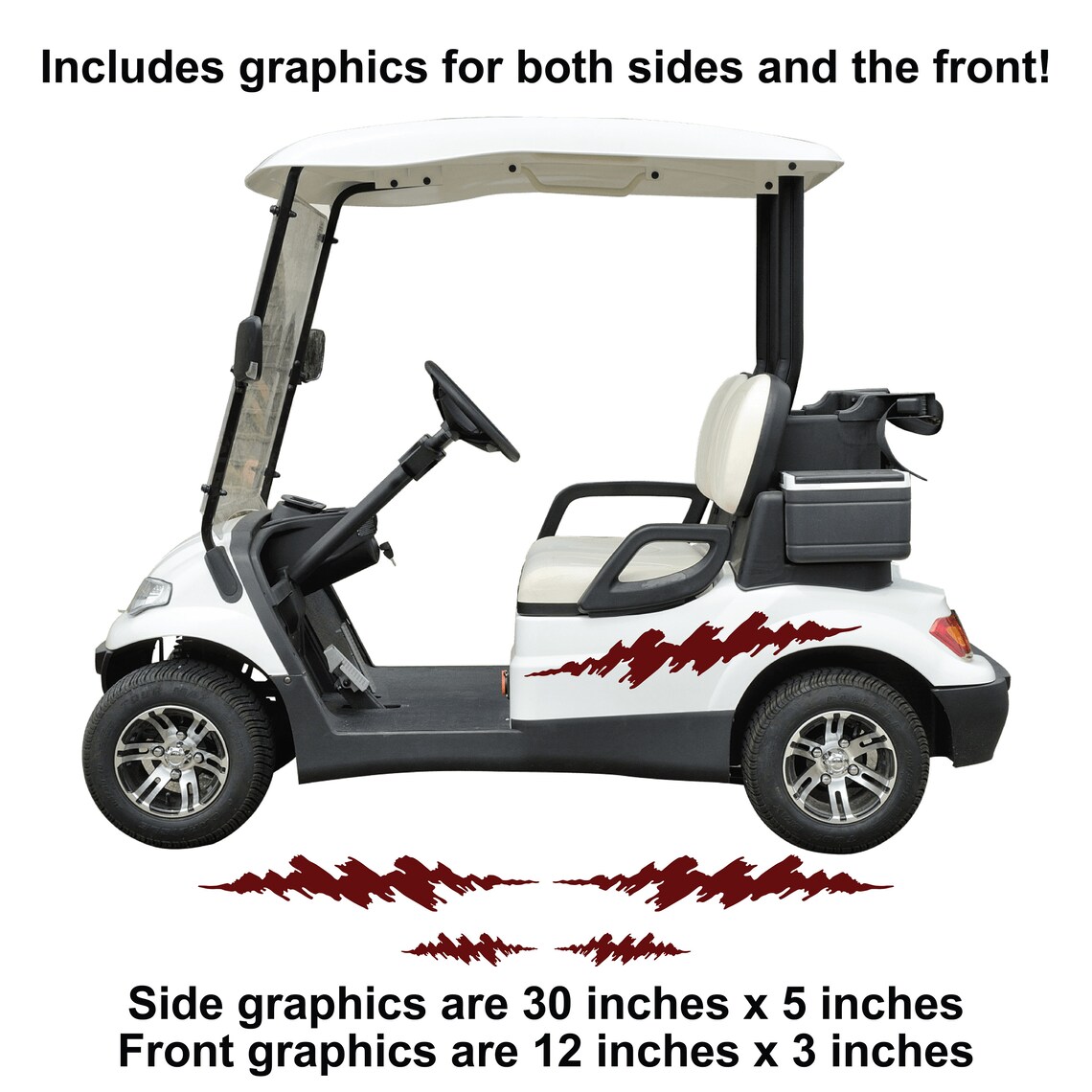Golf Cart Graphics Vinyl Graphics Decals ATV Decals UTV Decals- Many ...