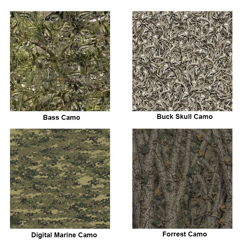 Camo Camouflage Vinyl Graphics Auto Truck Car Boat Trailer Race - Many ...