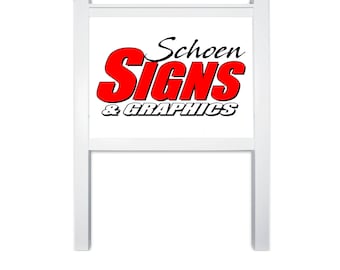 Vinyl Sign Business Sign Post and Panel Sign Kit - Etsy