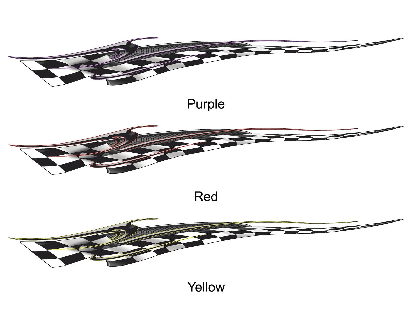 Checkered Flag Vinyl Graphics Auto Graphics Truck Graphics Boat ...