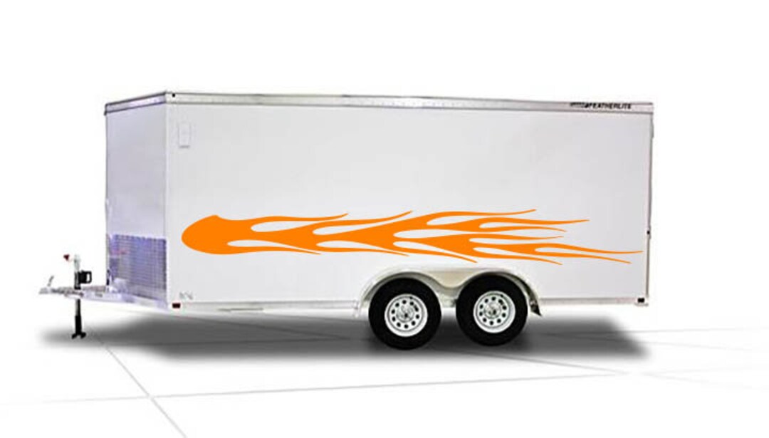 Vinyl Flame Graphics Decal Auto Truck Car Boat Trailer Race - Many ...