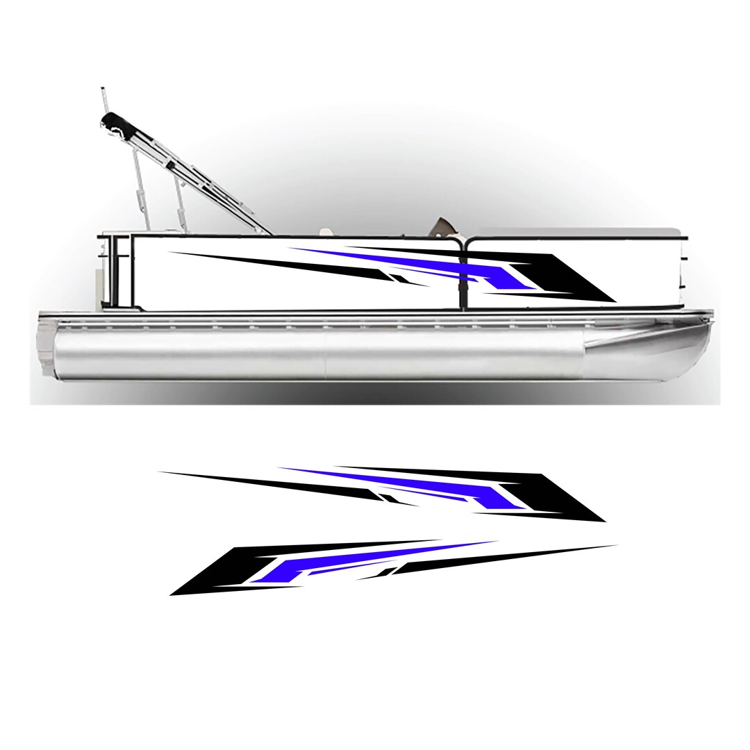 Pontoon Graphics Decals Boat Graphics Decals - Etsy