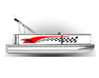 Pontoon Graphics Decals Boat Graphics Decals | Etsy
