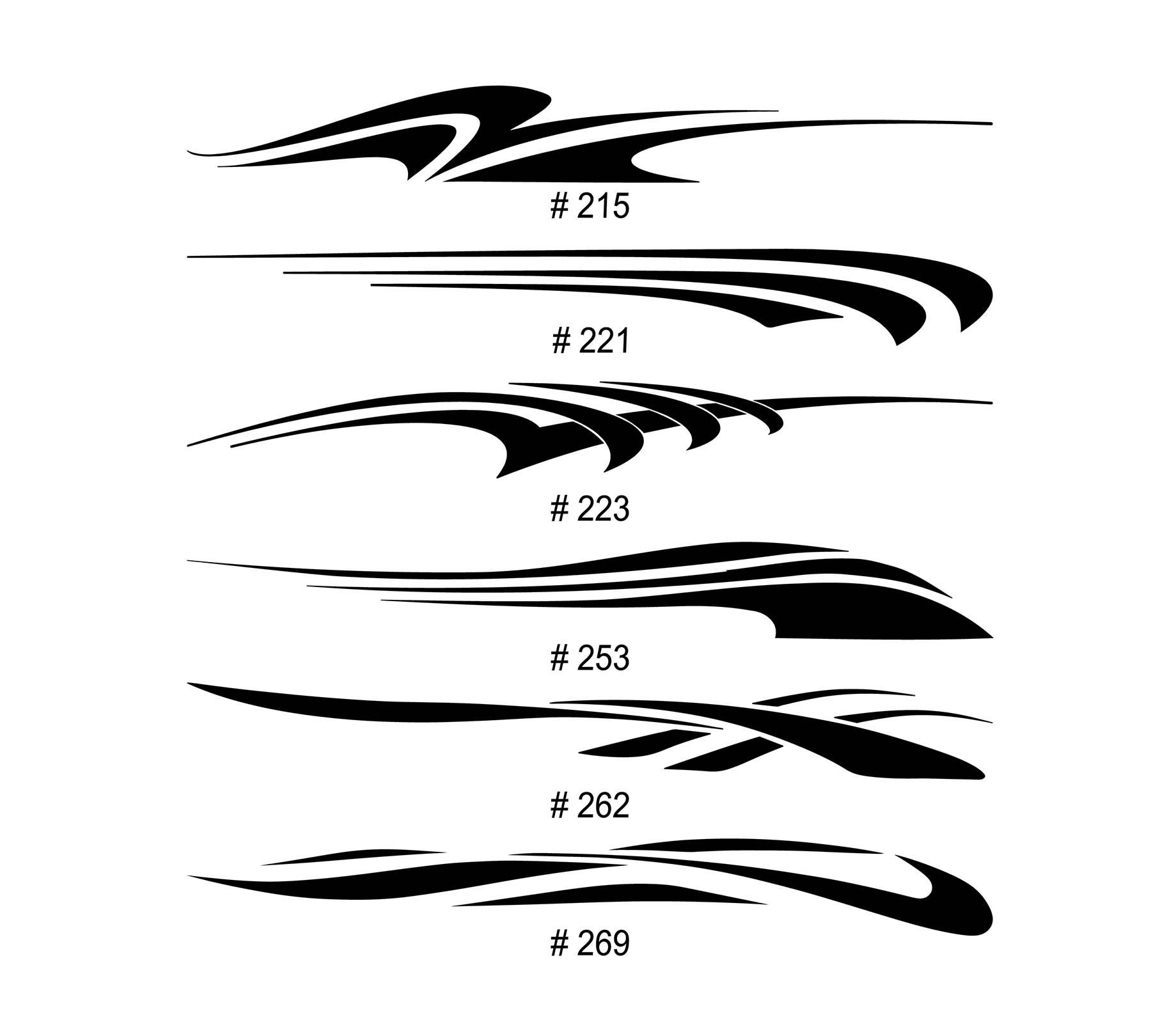 Vinyl Graphics Auto Truck Car Boat Trailer Race Many Colors - Etsy Canada