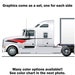 Semi Truck Vinyl Graphics Decals Stripes Many Colors Left and Right - Etsy