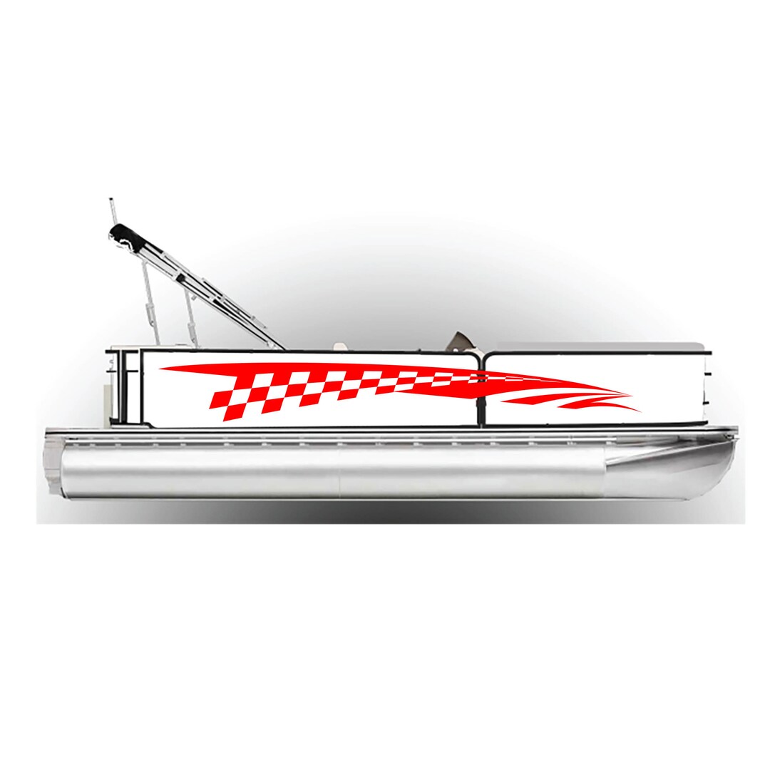Vinyl Graphics Pontoon Graphics Boat Graphics - Many Color Options ...