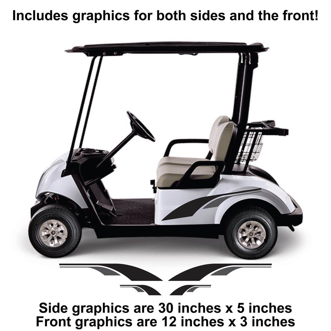 Golf Cart Graphics Vinyl Graphics Decals ATV Decals UTV Decals- Many ...