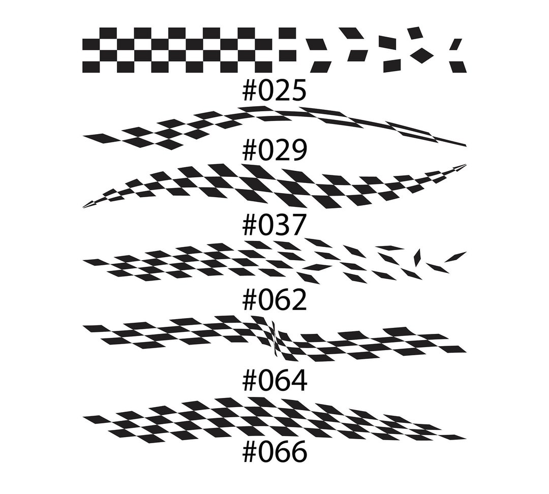 Vinyl Graphics Auto Truck Car Boat Trailer Race - Many Colors - Left ...