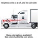 Semi Truck Vinyl Graphics Decals Stripes Many Colors Left and Right - Etsy