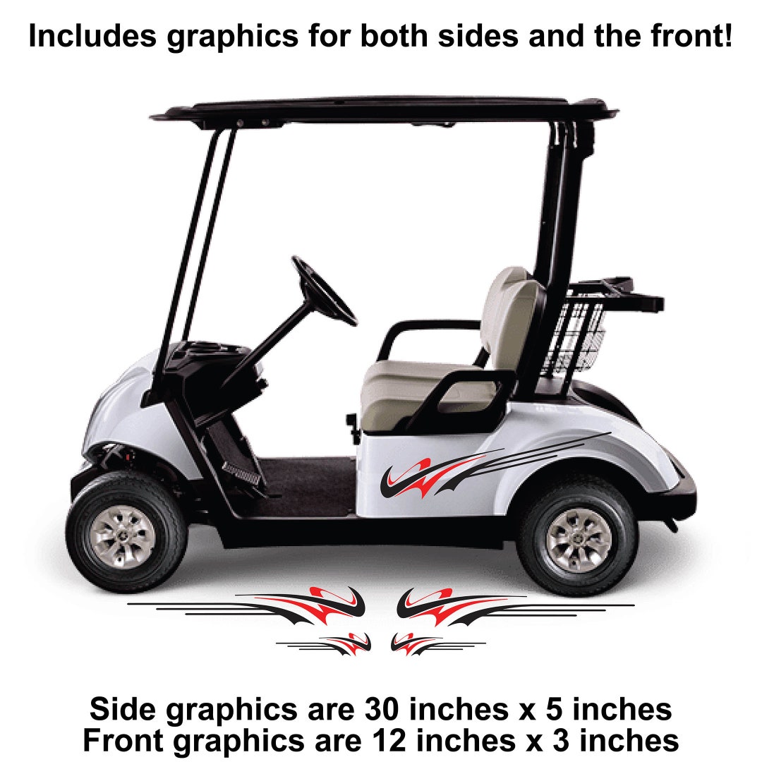 Golf Cart Graphics Vinyl Graphics Decals ATV Decals UTV Decals- Many ...