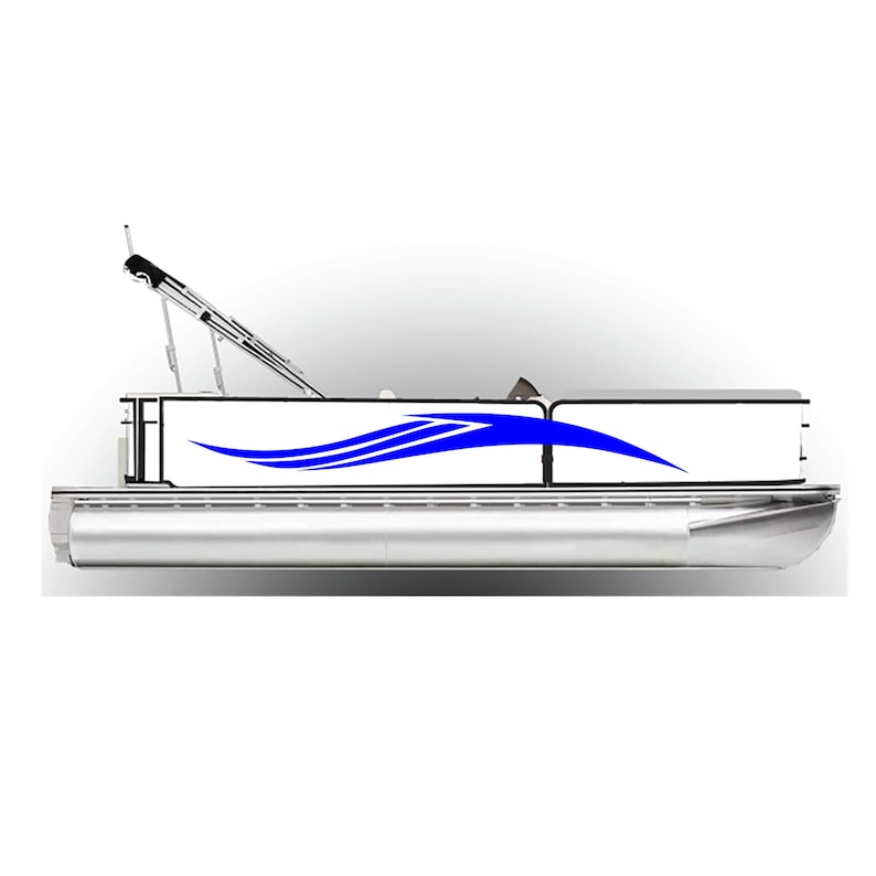 Vinyl Graphics Pontoon Graphics Boat Graphics - Many Color Options ...