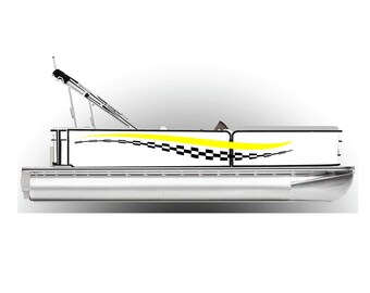 Pontoon Graphics Decals Boat Graphics Decals | Etsy