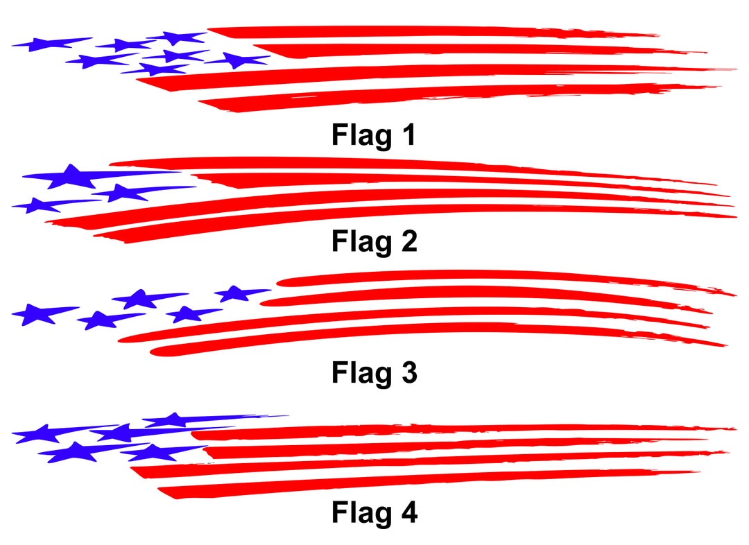 American Flag Patriotic Vinyl Graphics Auto Graphics Truck Graphics ...
