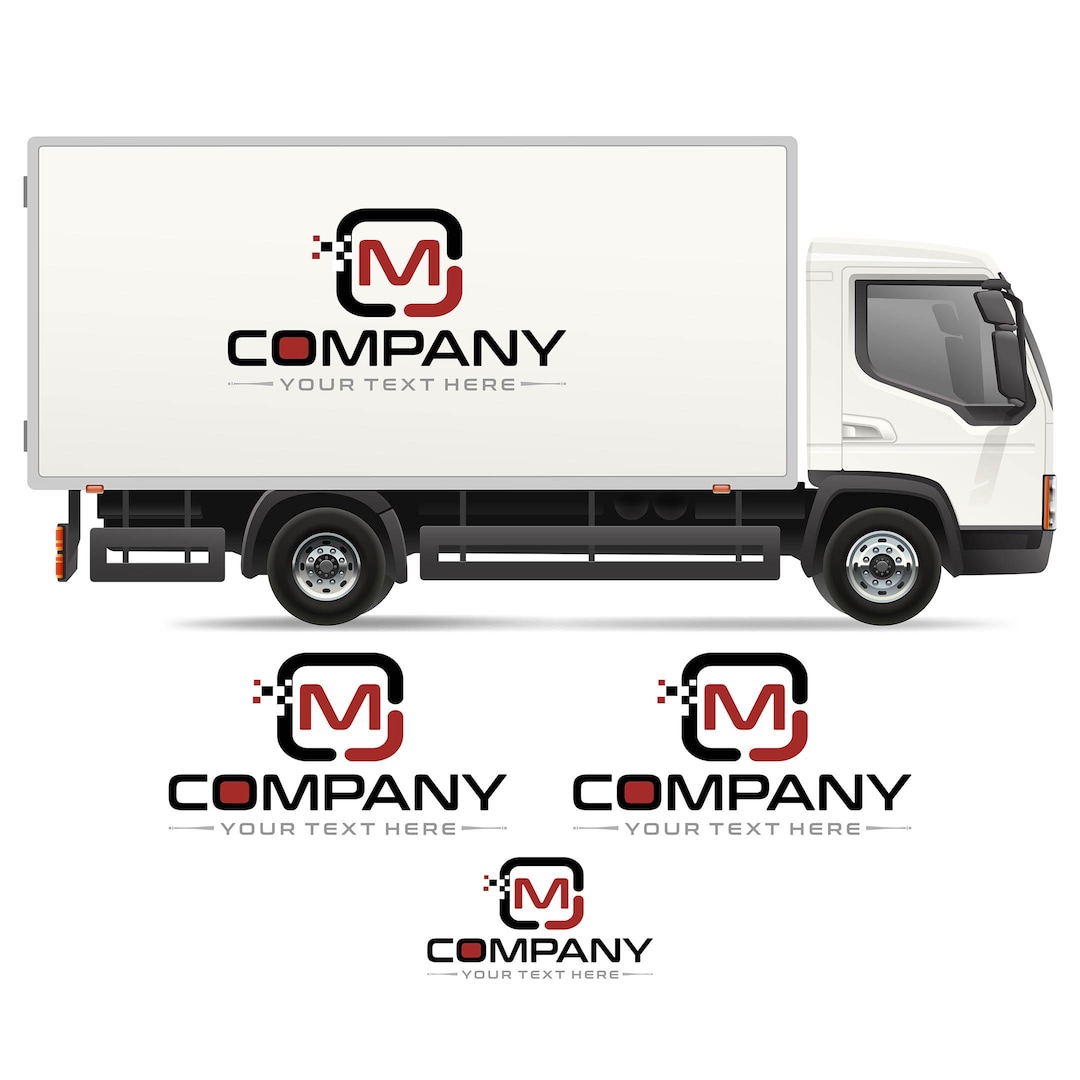 Custom Full Color Printed Van Box Truck Lettering Business Lettering ...
