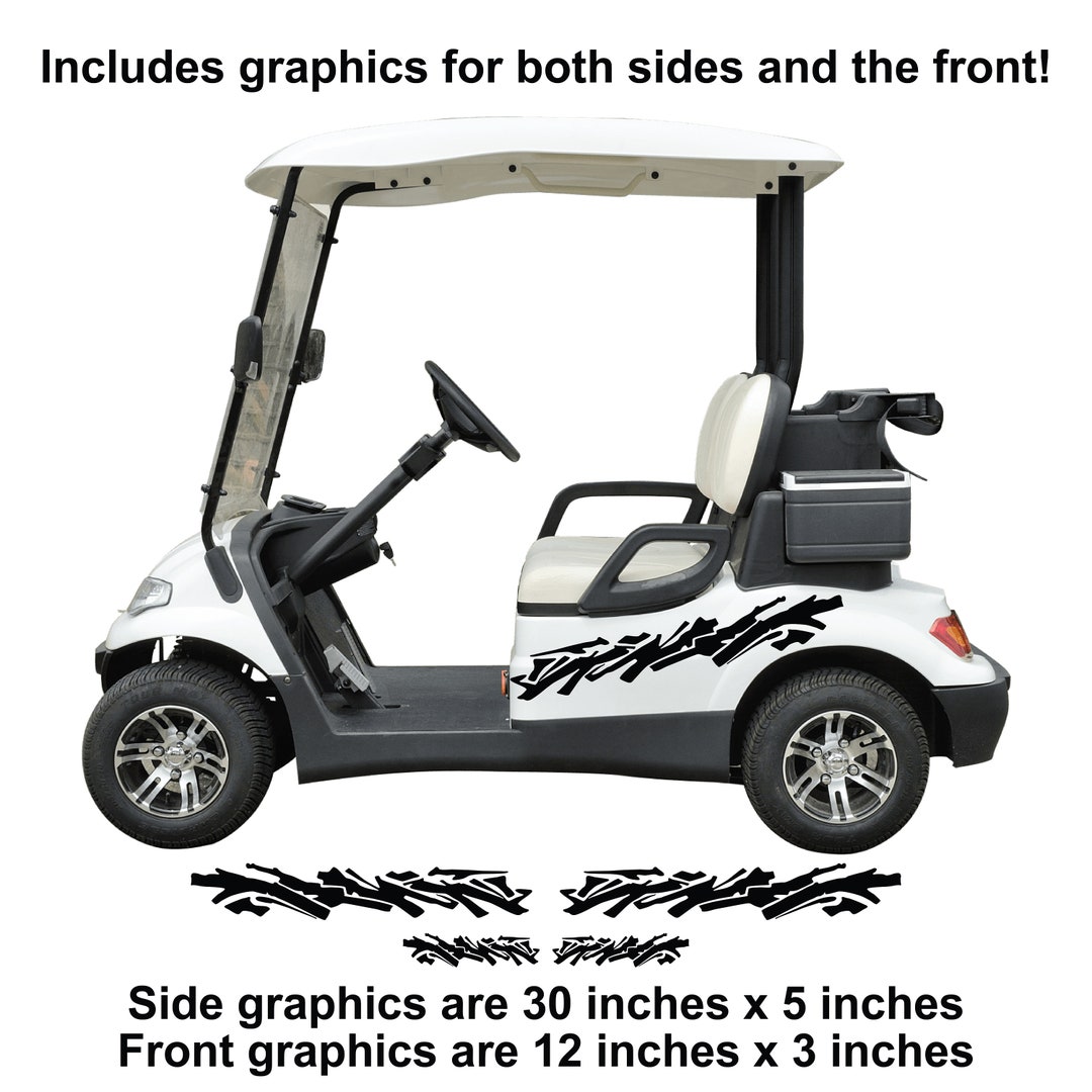 Golf Cart Graphics Vinyl Graphics Decals ATV Decals UTV Decals- Many ...