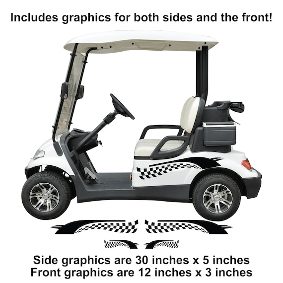 Golf Cart Graphics Vinyl Graphics Decals ATV Decals UTV | Etsy