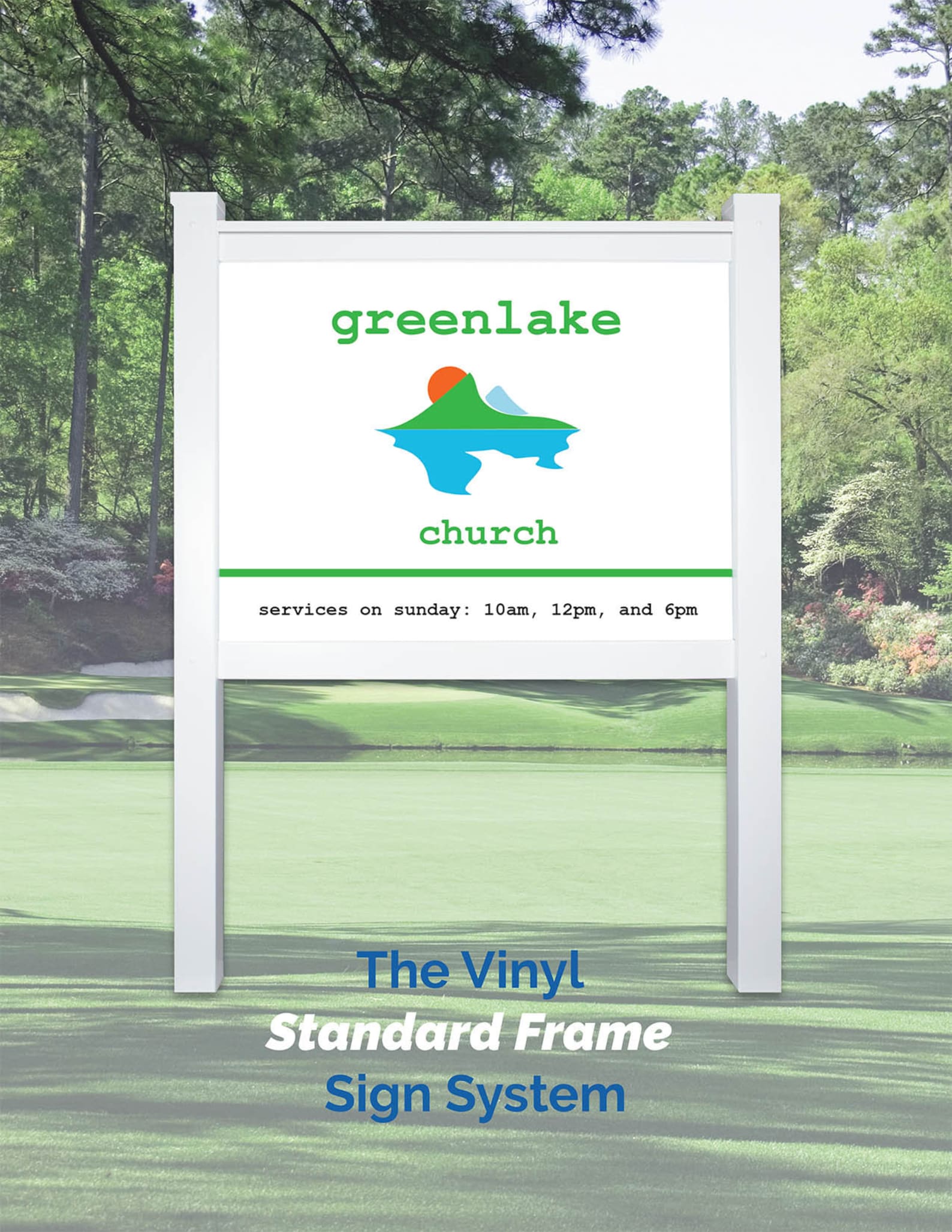 Vinyl Sign Business Sign Post and Panel Sign Kit | Etsy