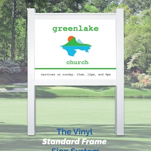 Vinyl Sign Business Sign Post and Panel Sign Kit - Etsy