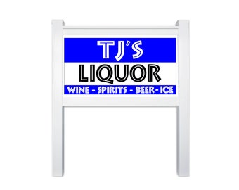 Vinyl Sign Business Sign Post and Panel Sign Kit | Etsy