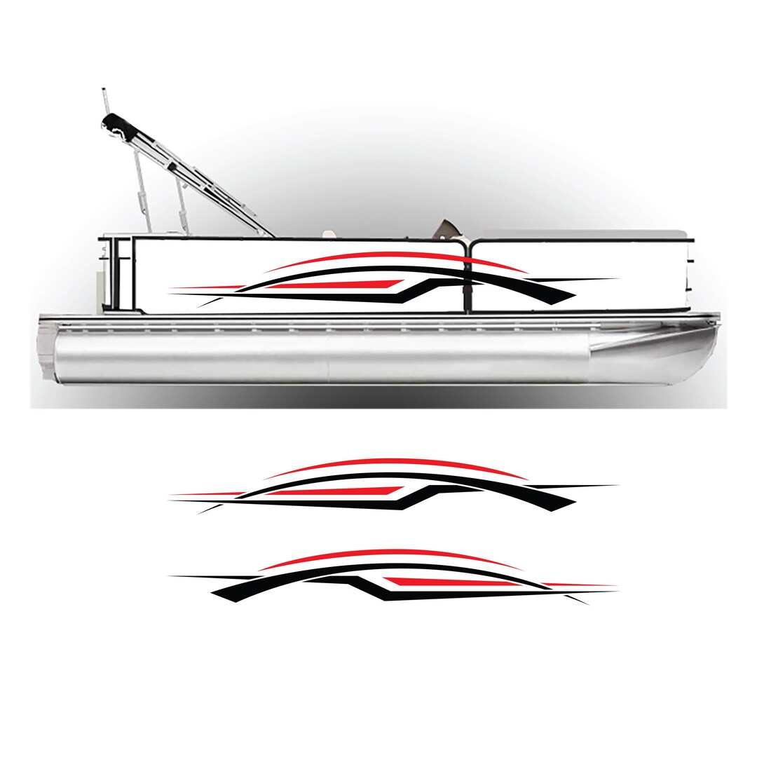 Pontoon Graphics Decals Boat Graphics Decals - Etsy