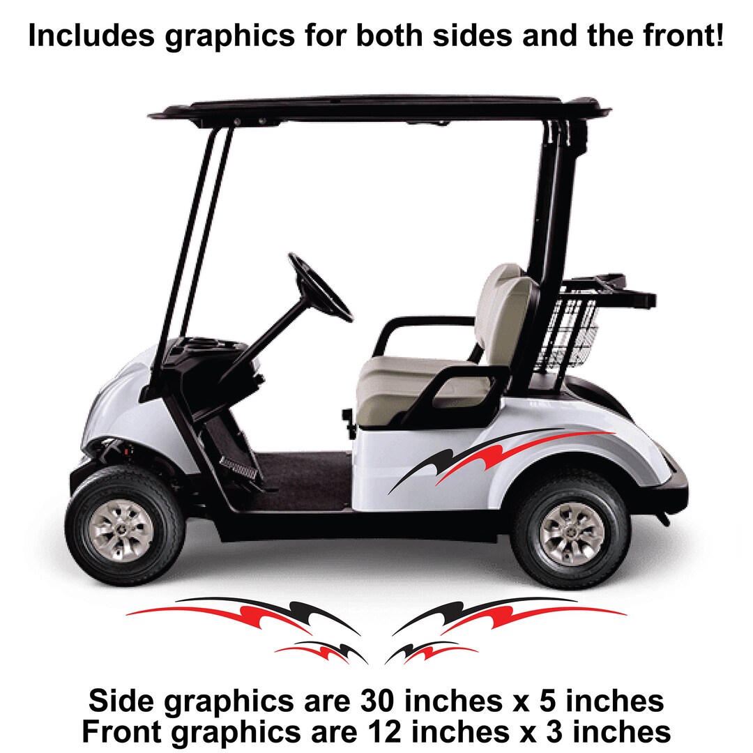 Golf Cart Graphics Vinyl Graphics Decals ATV Decals UTV Decals- Many ...