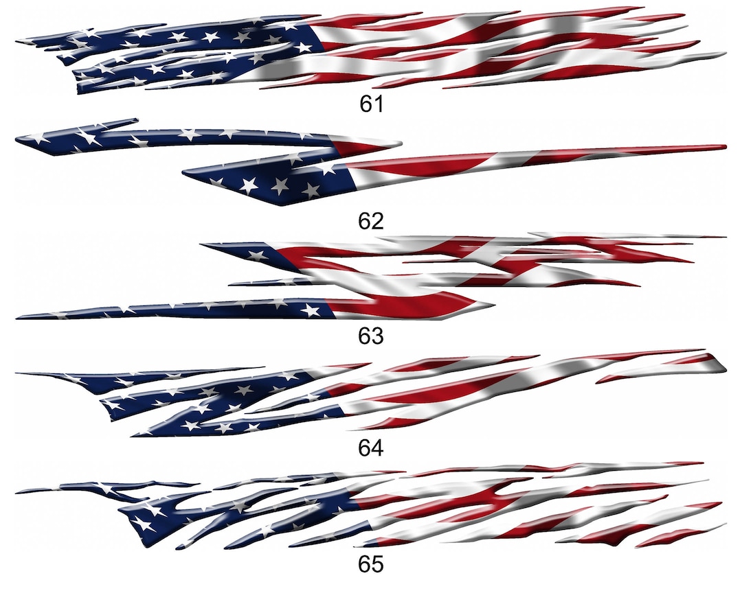 American Flag Patriotic Vinyl Graphics Auto Graphics Truck Graphics ...