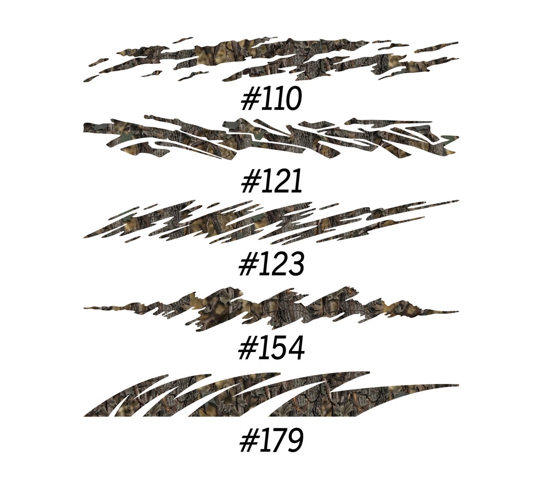 Camo Camouflage Vinyl Graphics Auto Truck Car Boat Trailer Race - Many ...