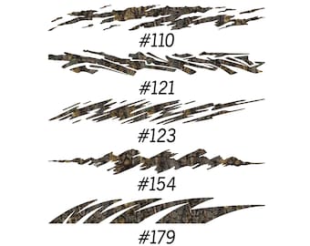 Camo Camouflage Vinyl Graphics Auto Truck Car Boat Trailer Race - Many ...