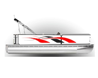 Pontoon Graphics Decals Boat Graphics Decals | Etsy