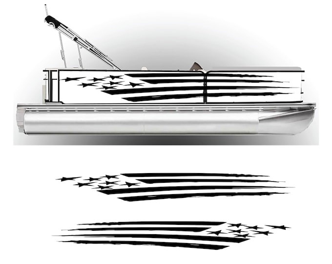 Set of 2 RV Car Truck Pontoon Boat Trailer Side Accent Decals Graphics ...