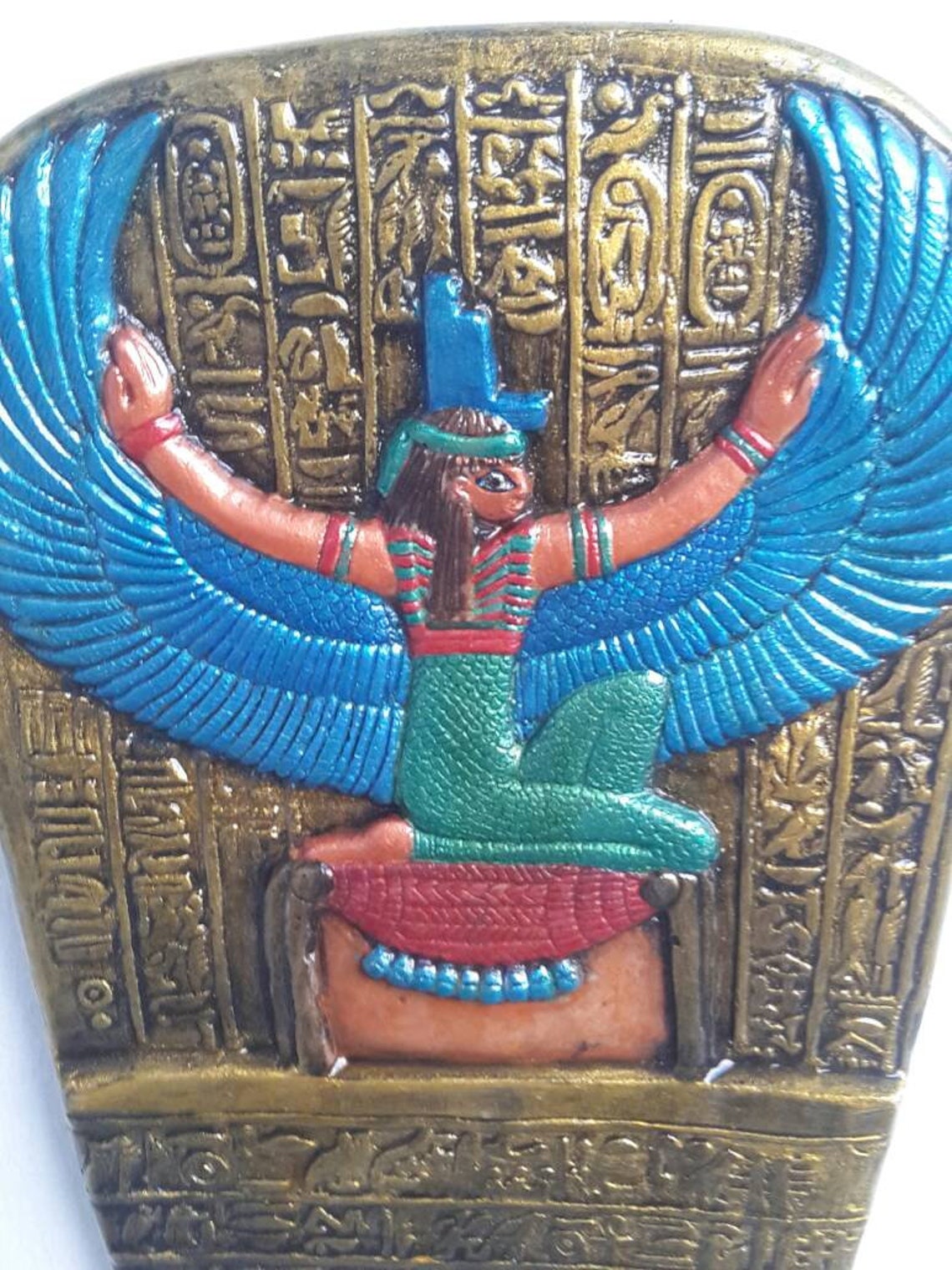 Ancient Egyptian Goddess Isis Unique 3d Art Wall Hanging - Etsy
