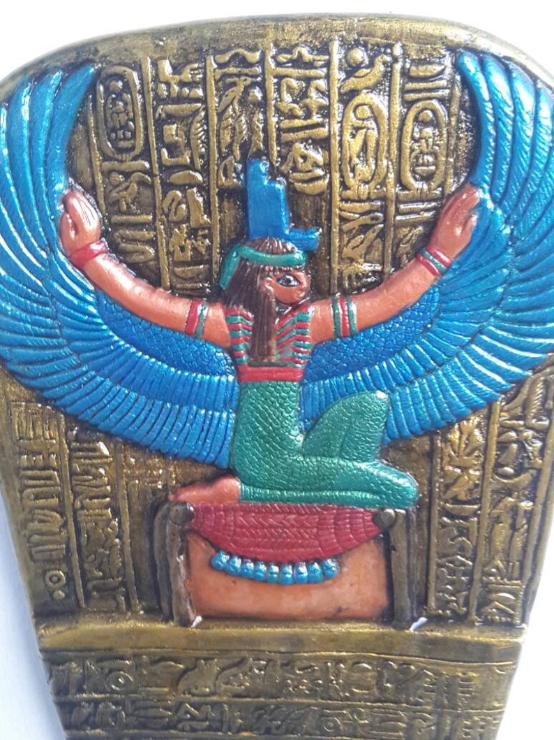 Ancient Egyptian Goddess Isis Unique 3d Art Wall Hanging - Etsy