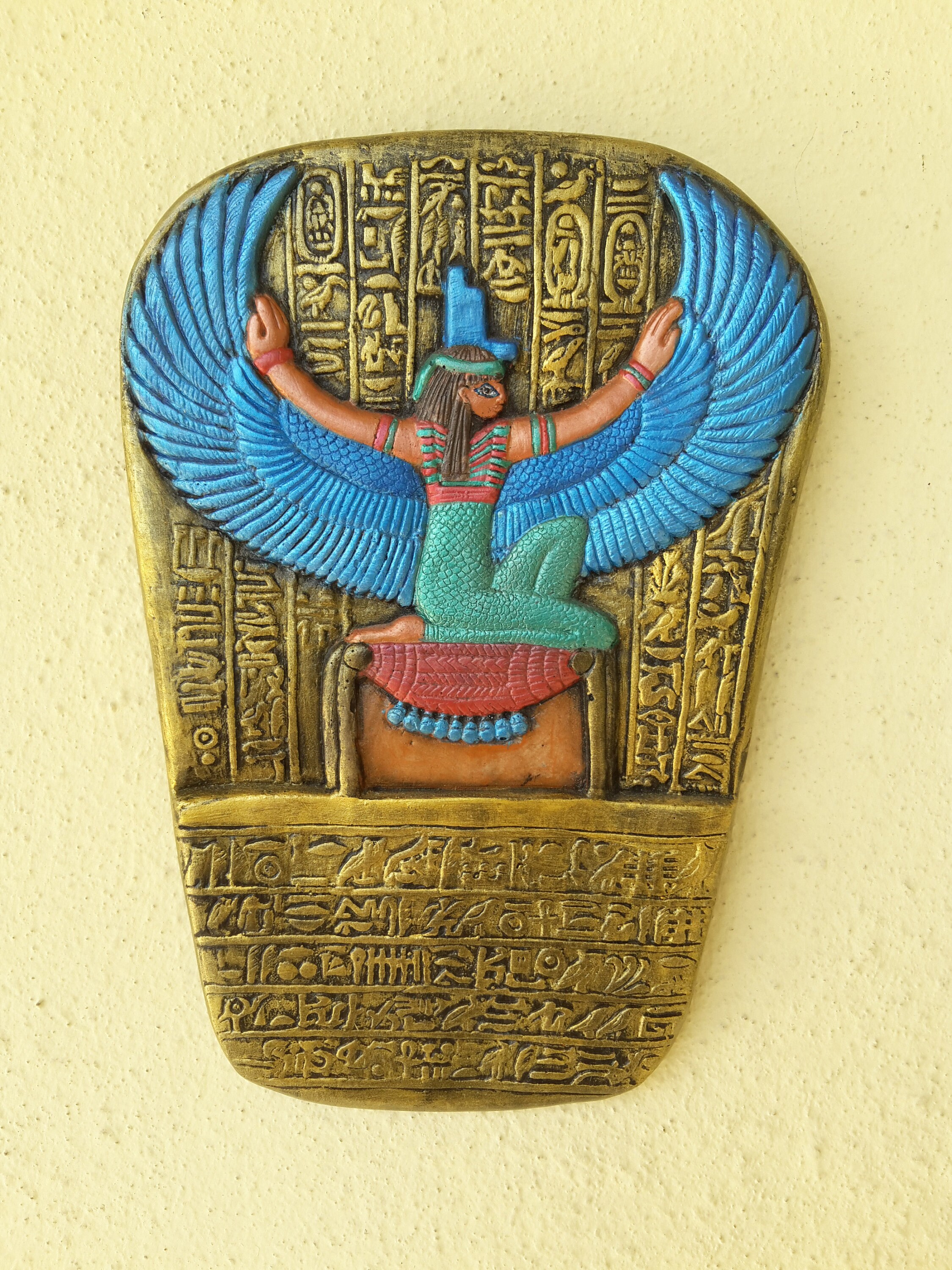 Ancient Egyptian Goddess Isis Unique 3d Art Wall Hanging - Etsy