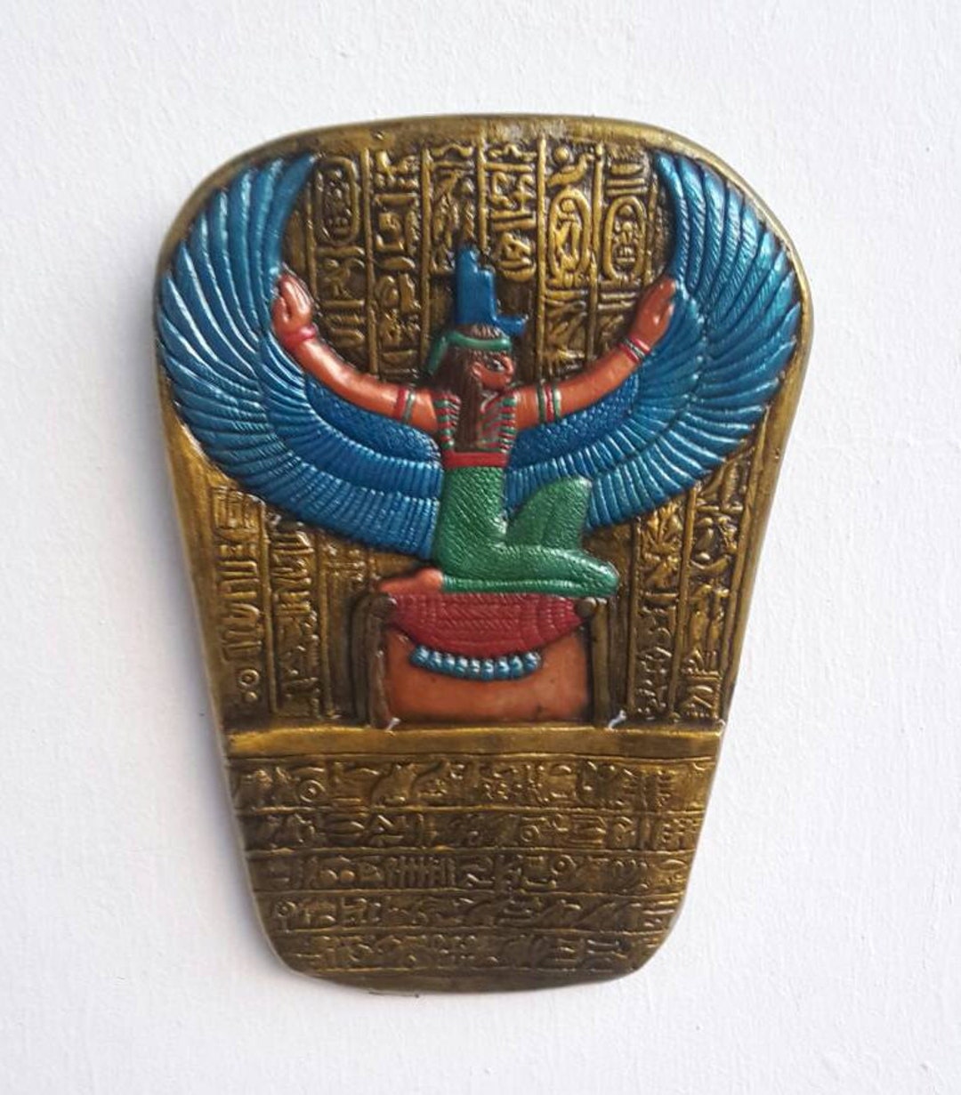 Ancient Egyptian Goddess Isis Unique 3d Art Wall Hanging - Etsy