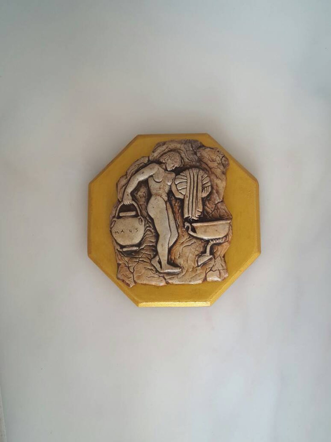 Ancient Greek Pottery Art With Sappho Poems Handcrafted Quartz ...