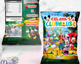 Mickey Mouse Clubhouse Taffy Candy Mickey Mouse Birthday - Etsy