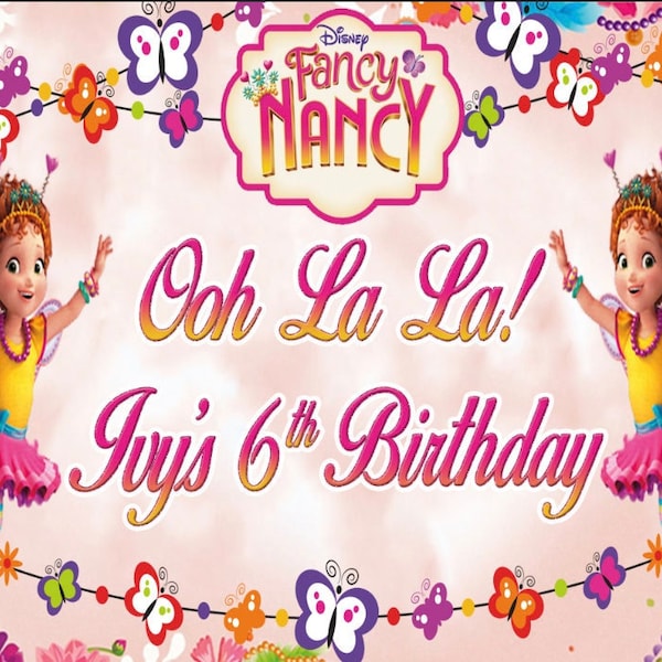 Fancy Nancy Birthday Invitation - Etsy