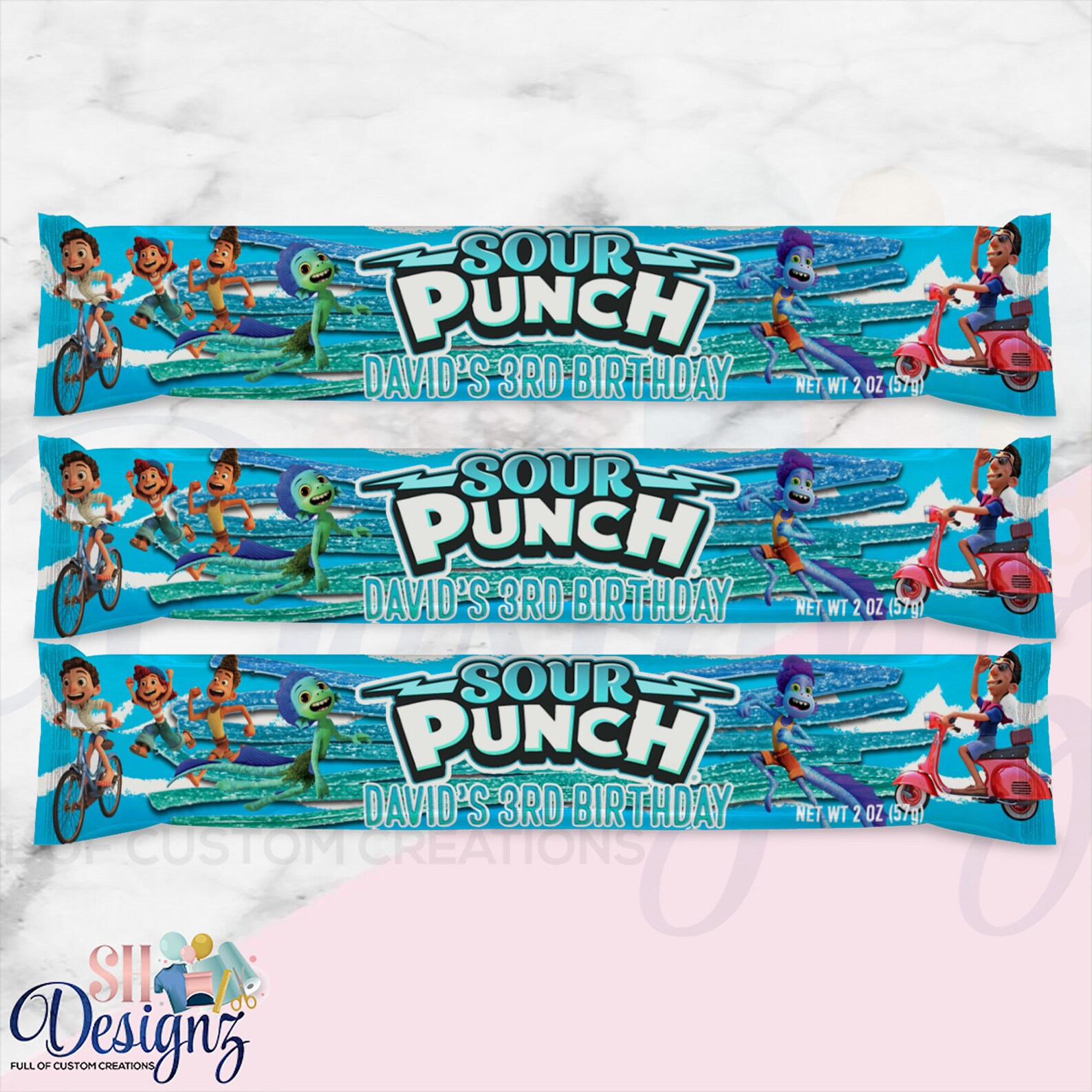 Luca Birthday Party Candies Luca Theme Luca Party Luca - Etsy