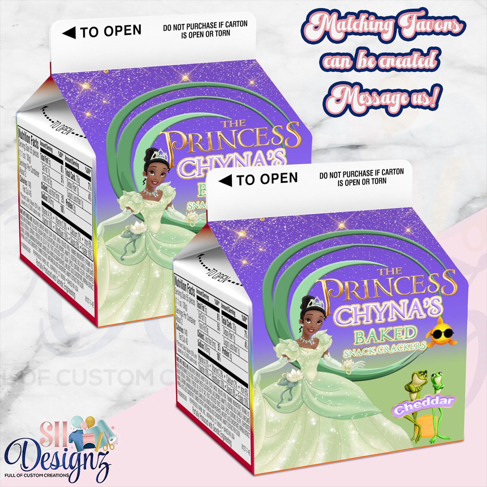 Princess Tiana, the Princess and the Frog Crackers, Princess Tiana ...