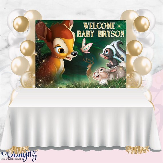 Bambi Birthday Party Banner Bambi Party Backdrop Bambi - Etsy