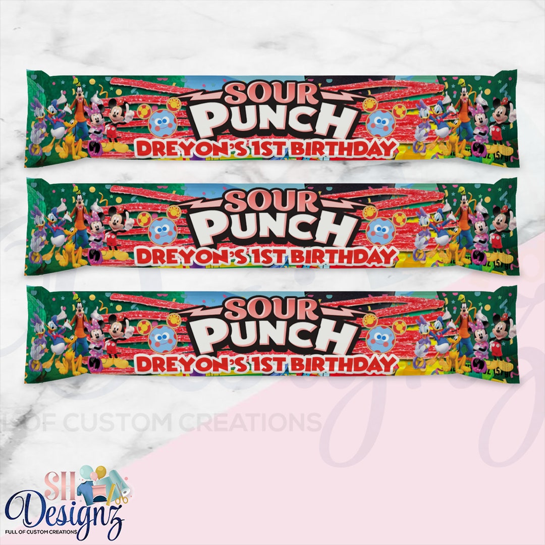 Mickey Mouse Clubhouse Birthday Party Candy, Mickey Mouse Birthday ...