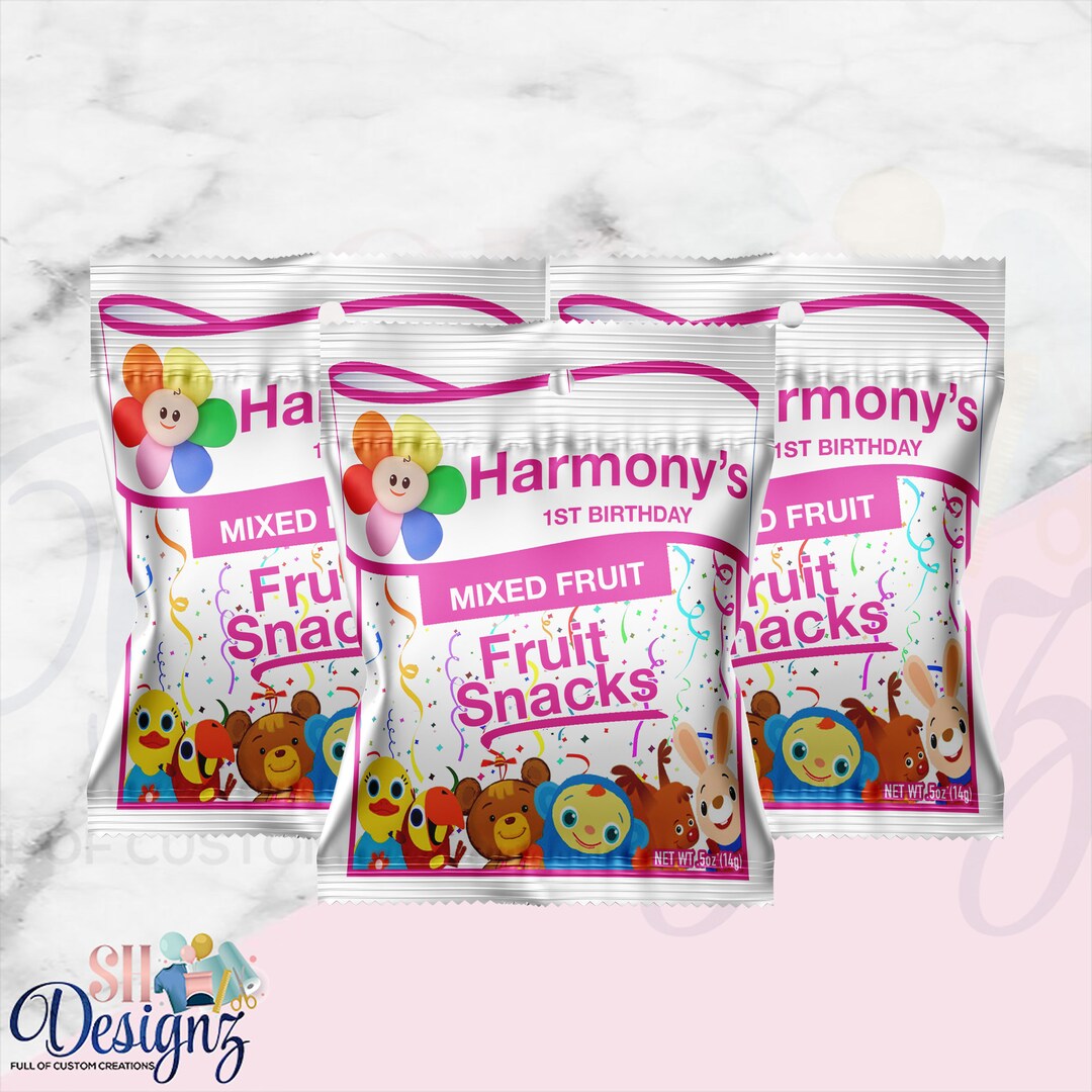 Baby First Themed Fruit Snacks Baby's First Baby's First Party Baby ...