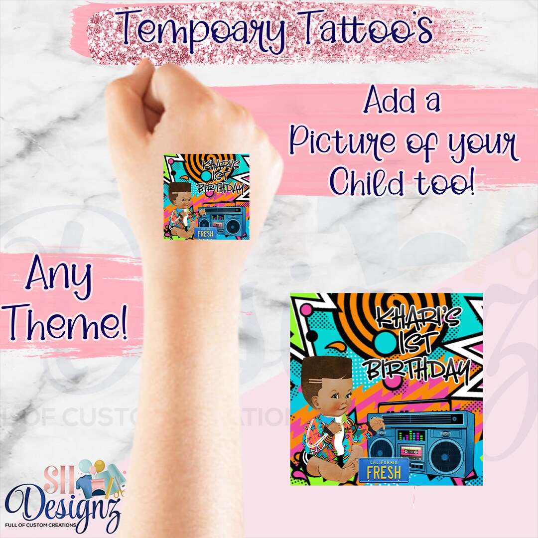 Fresh Prince Birthday Party Tattoos, Fresh Prince Birthday Fresh Prince ...