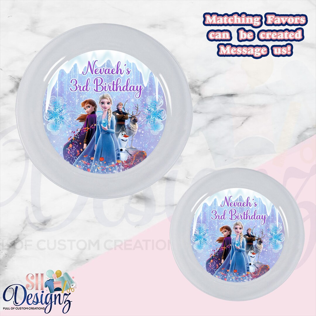 Frozen Birthday Party Plates, Frozen 2, Frozen 2 Birthday, Frozen ...