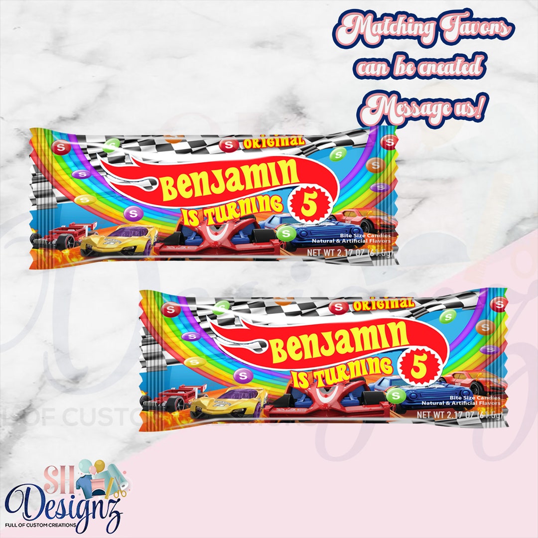 Racing Cars Birthday Party Candies, Racing Cars Birthday Party, Racing ...