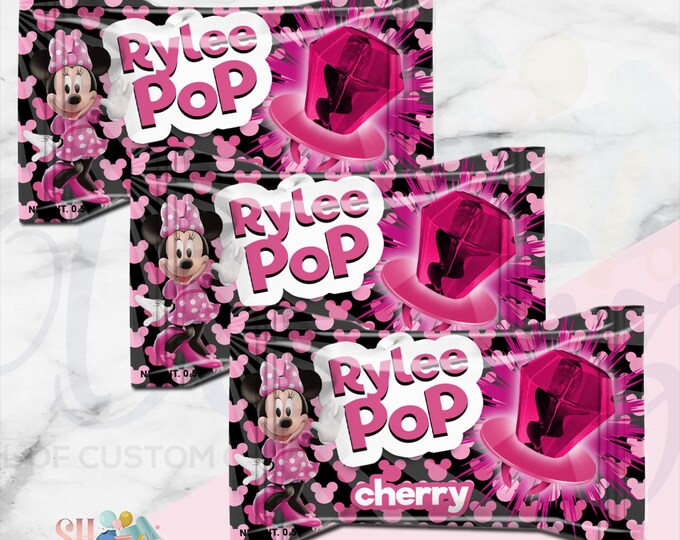 Minnie Mouse Birthday Party Chips Minnie Mouse Minnie Mouse | Etsy
