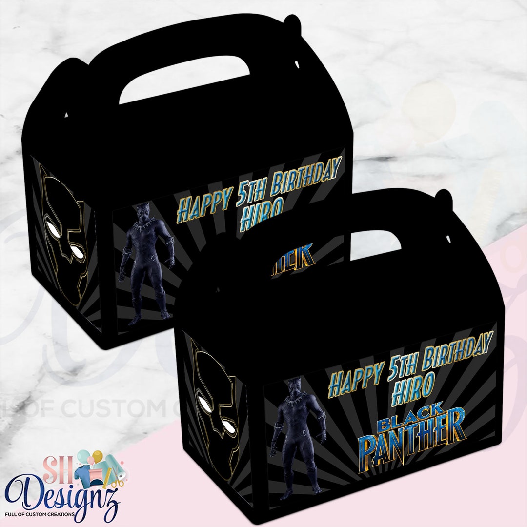 Black Panther Birthday Party, Black Panther Party, Black Panther Gable ...