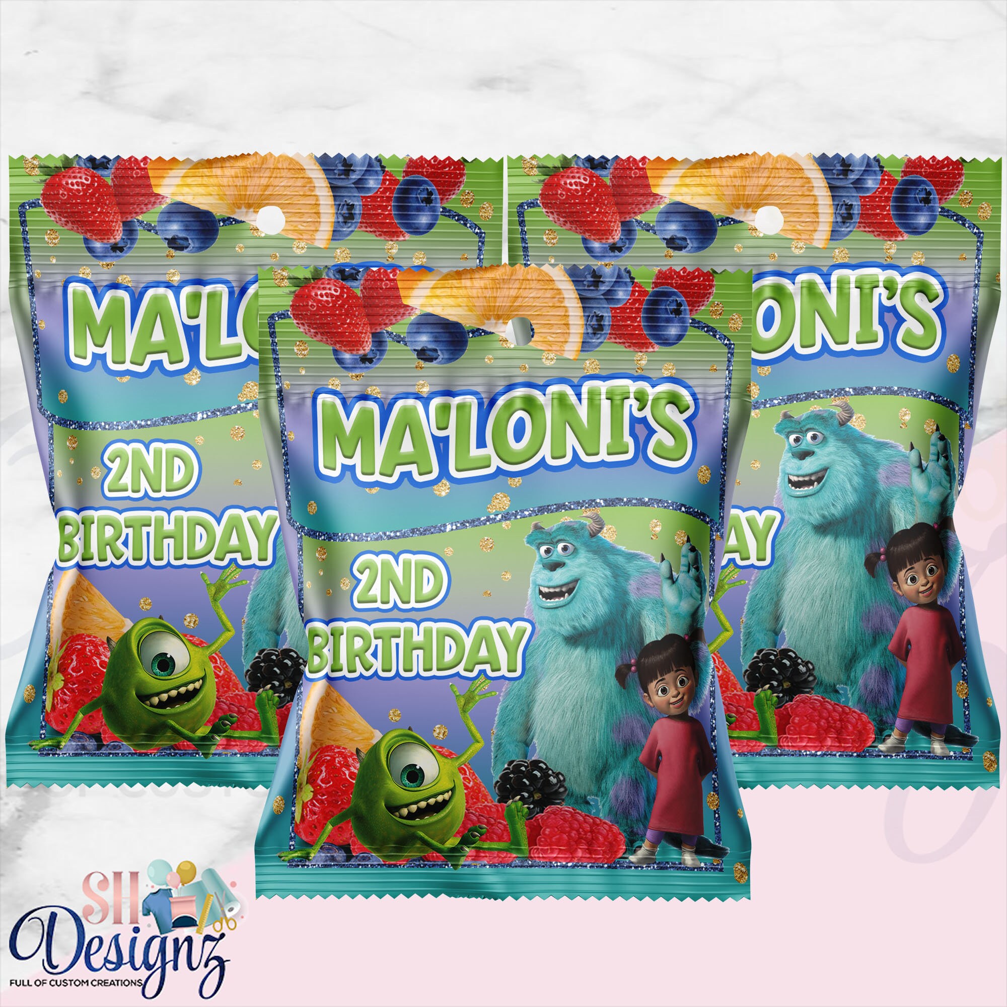 Monsters Inc Birthday Party, Monsters Inc Party, Monsters Inc Fruit ...